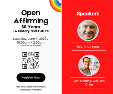 Open Affirming 50 Years: A History and a Future - Christ Church Summit